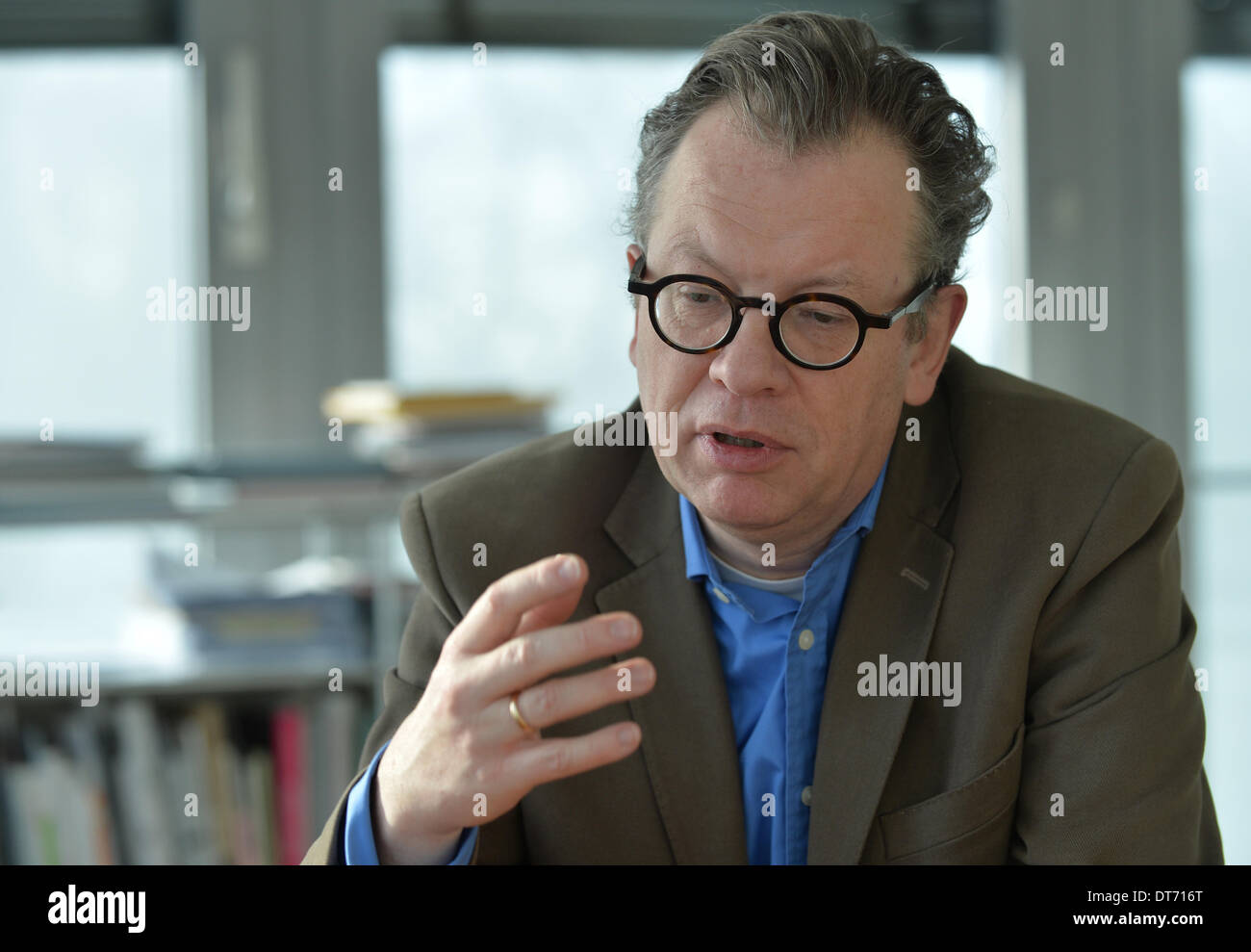 Bremen, Germany. 28th Jan, 2014. Christoph Grunenberg, director of the ...