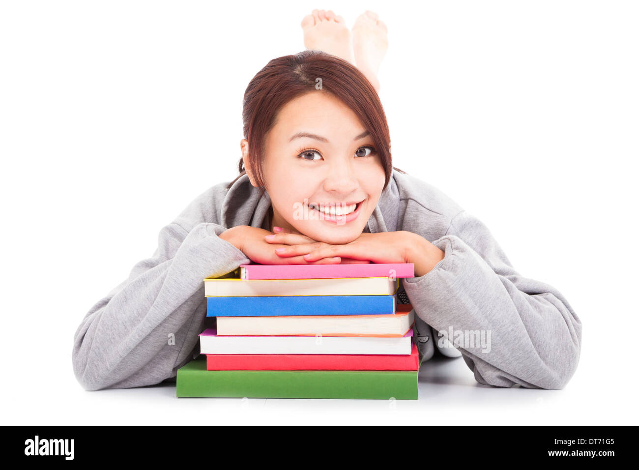 Happy graduate student diploma sitting hi-res stock photography and ...