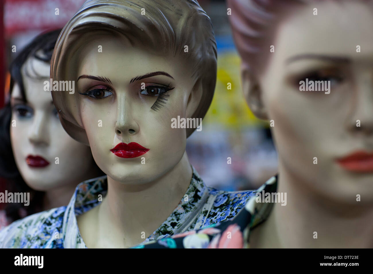 Female mannequins at a market in Chiang Mai Thailand Stock Photo - Alamy