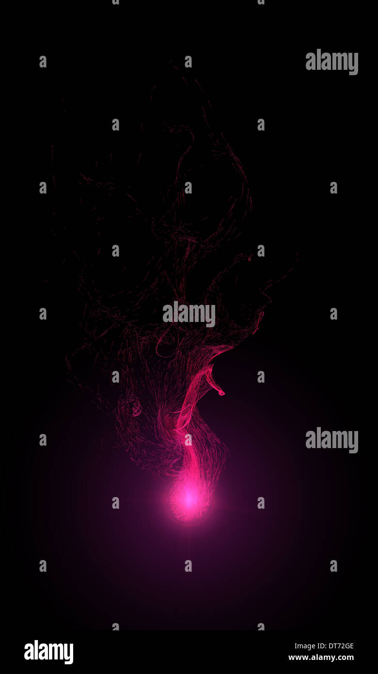 Abstract wave moving dots lines hi-res stock photography and images - Alamy