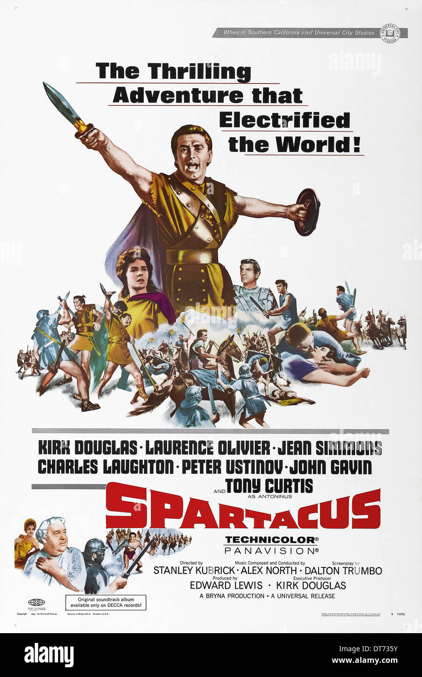 Spartacus Movie Poster High Resolution Stock Photography and Images - Alamy