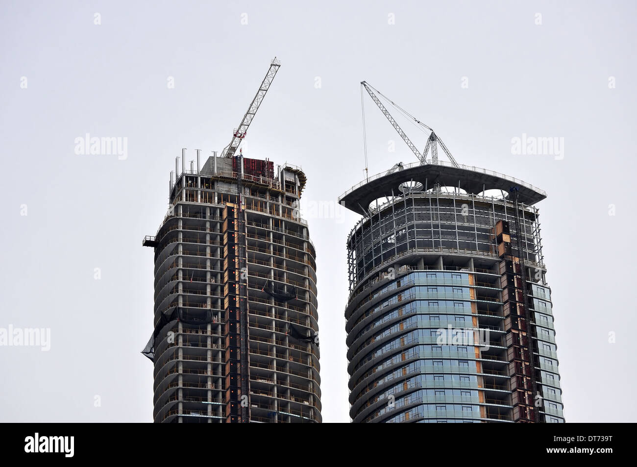 Skyscraper Under Construction Stock Photo - Alamy