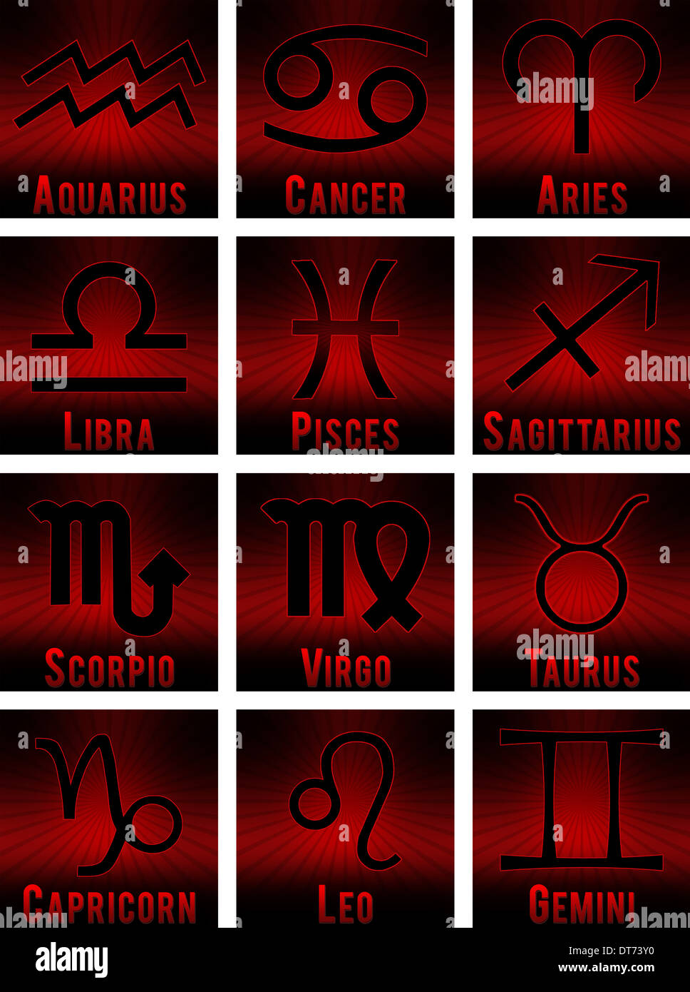 Sun signs zodiac hi-res stock photography and images - Alamy