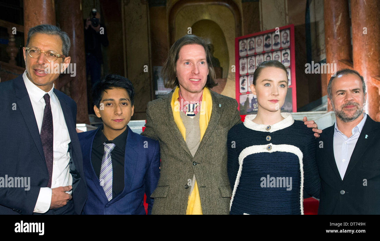 (R-L) Producer Jeremy Davson, actress Saoirse Ronan, director Wes ...