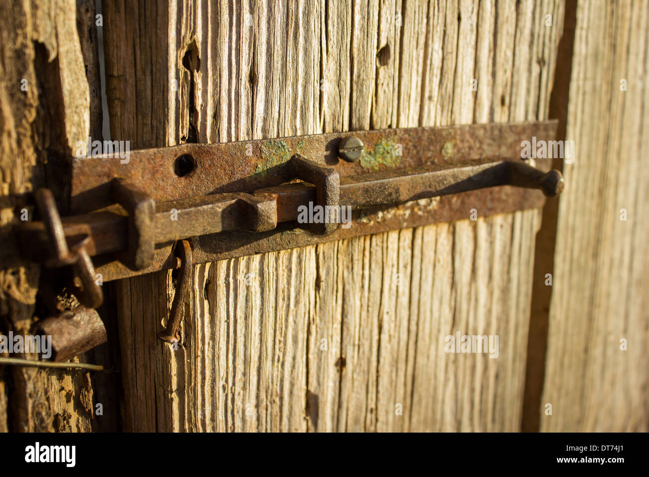 Old door lock Stock Photo - Alamy