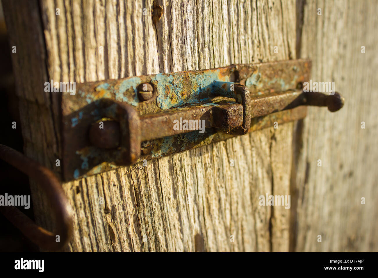 Old door lock Stock Photo - Alamy