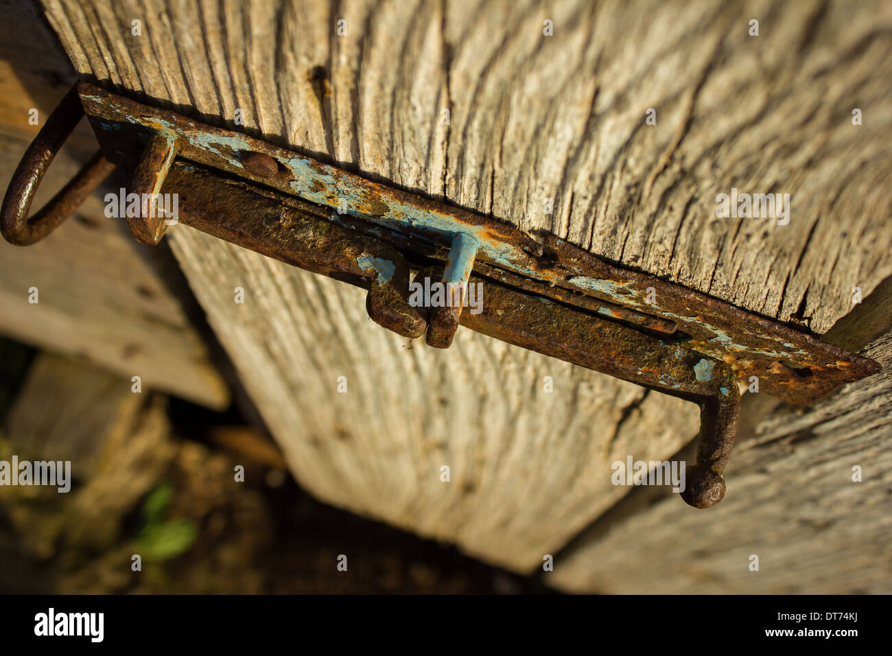 Old door lock Stock Photo - Alamy