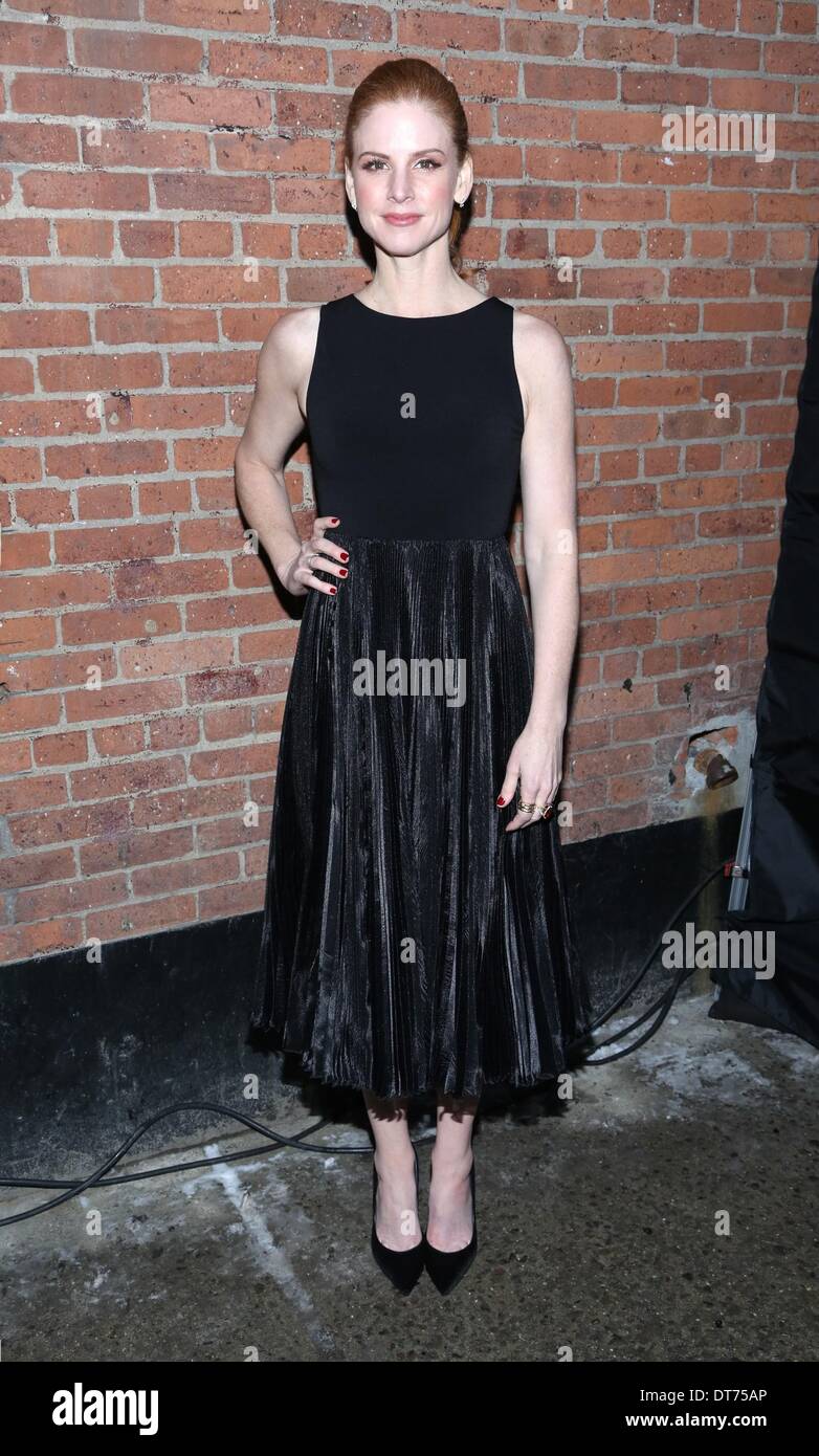 New York, NY, USA. 10th Feb, 2014. Sarah Rafferty in attendance for ...