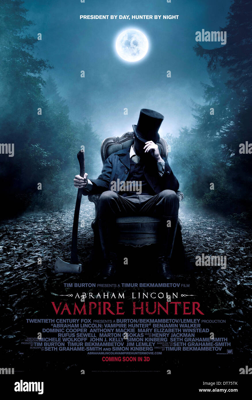 Benjamin Walker Poster As Abraham Lincoln Film Title Abraham Lincoln ...