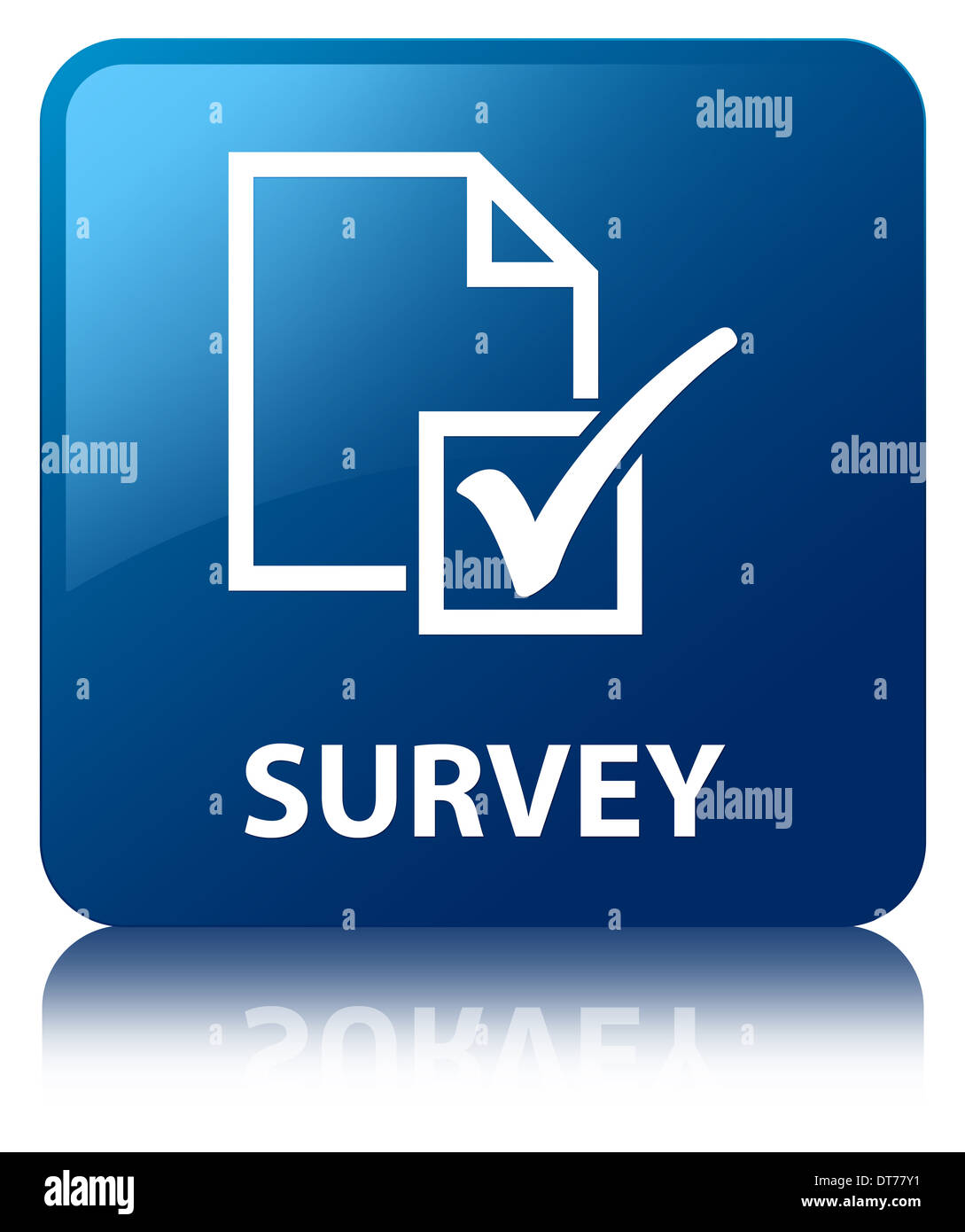 Survey icon shiny glossy hi-res stock photography and images - Alamy