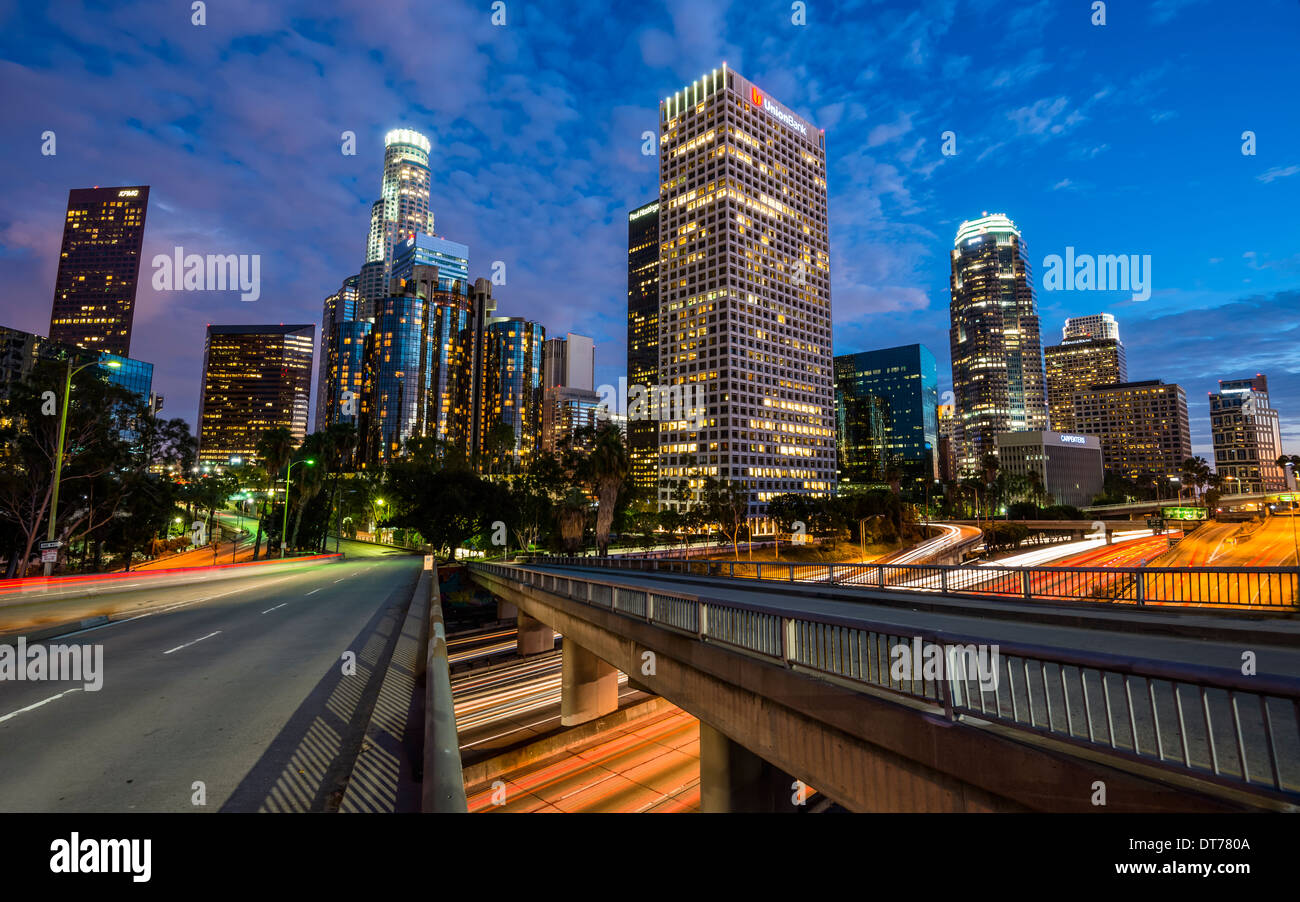 Los angele skyline hi-res stock photography and images - Alamy