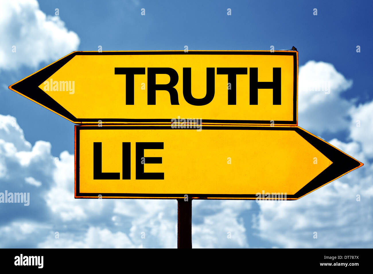 Truth signs hi-res stock photography and images - Alamy