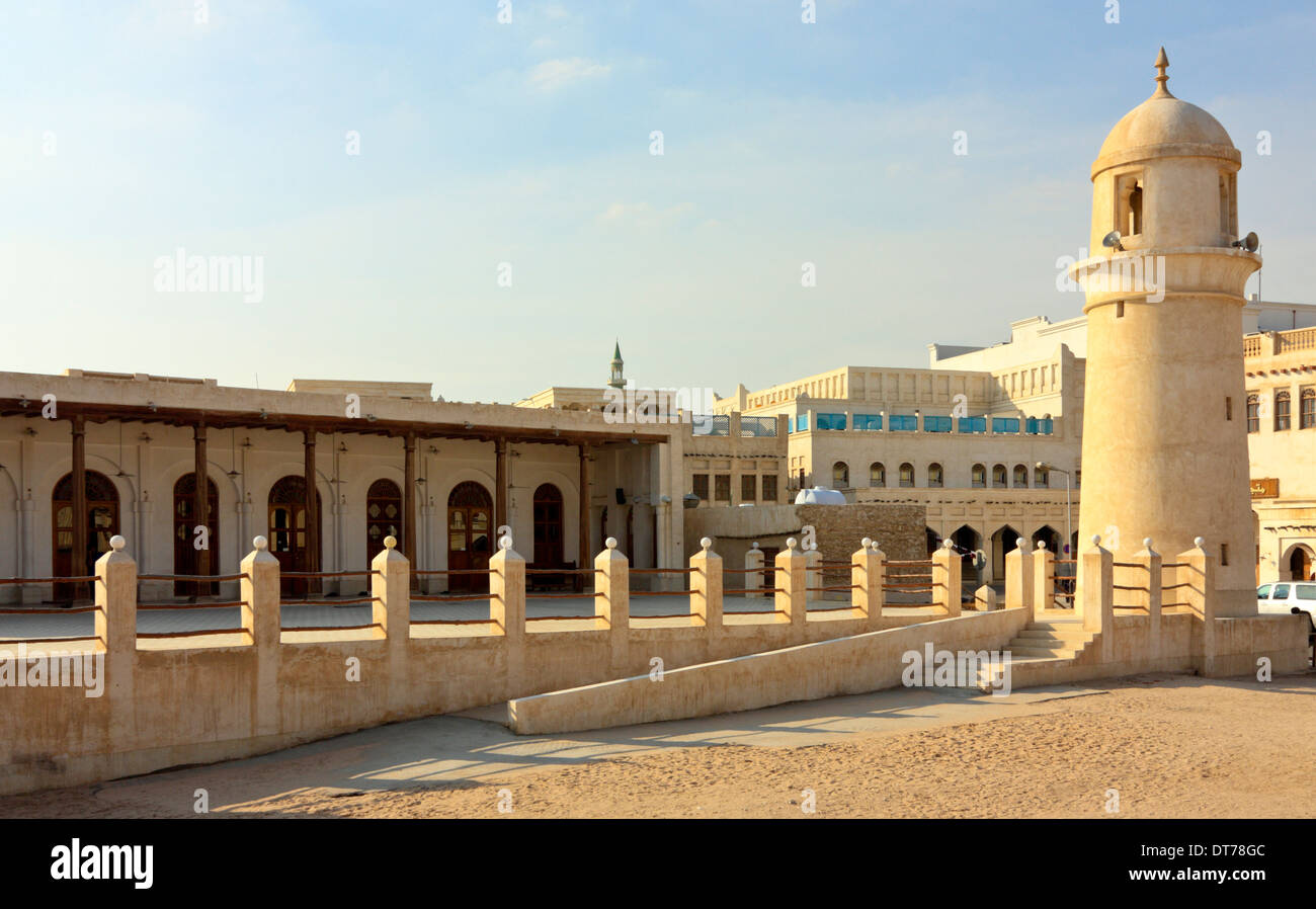Minaret of the Old Mosque at Souq Waqif, Doha, Qatar Stock Photo - Alamy