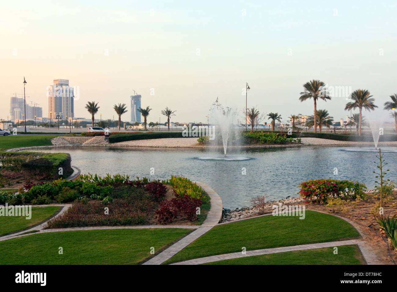 Fountains and Horticulture, The Pearl Residential Project, Doha, Qatar ...