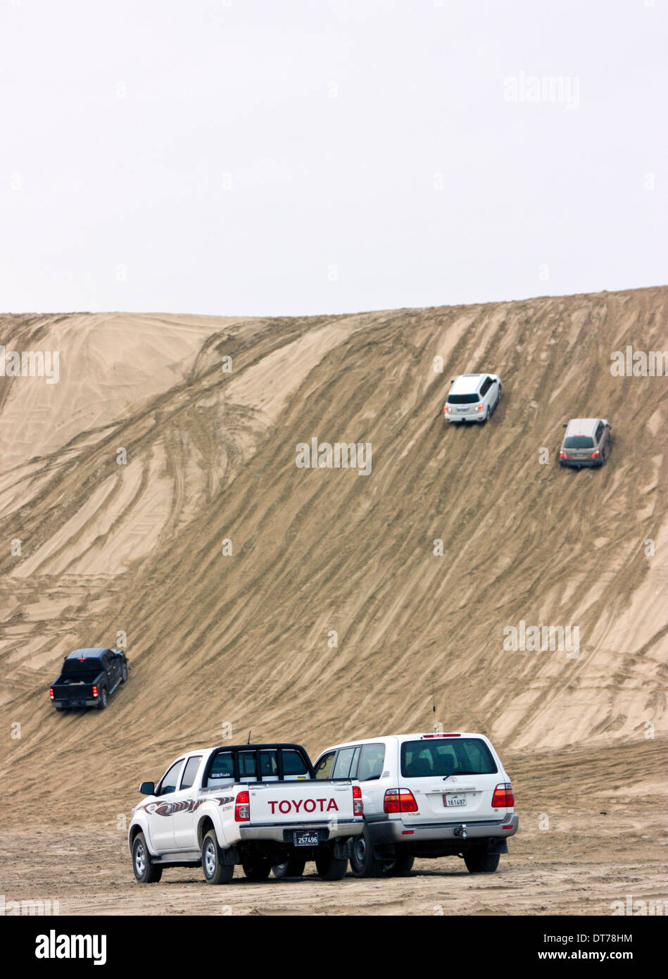 Dune Bashing, near Sealine Beach, Qatar Stock Photo - Alamy