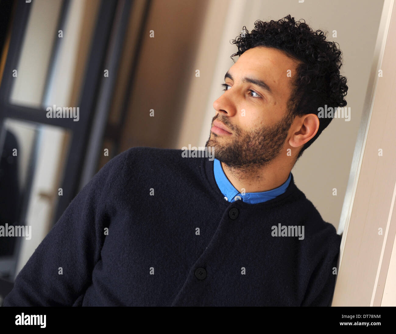 Berlin, Germany. 09th Feb, 2014. Dutch actor Marwan Kenzari poses for ...
