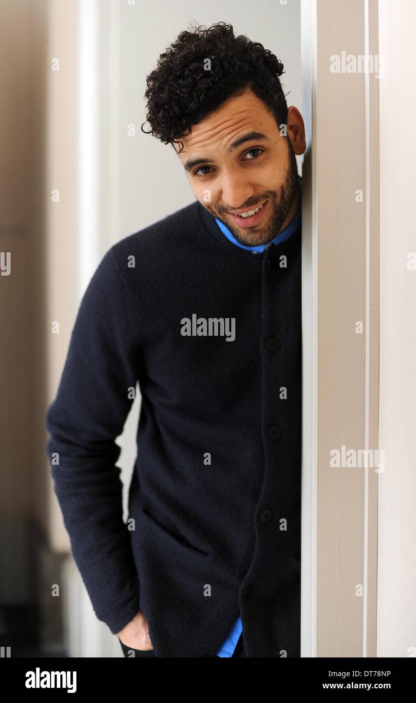 Berlin, Germany. 09th Feb, 2014. Norwegian actor Marwan Kenzari poses ...