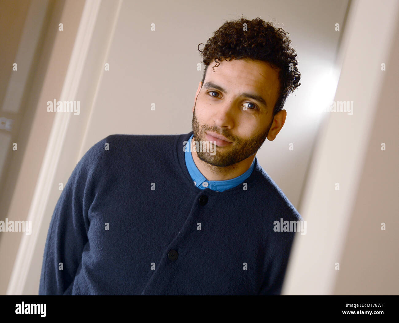 Berlin, Germany. 09th Feb, 2014. Dutch actor Marwan Kenzari poses for ...