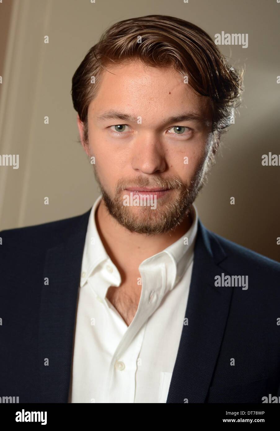 Berlin, Germany. 09th Feb, 2014. Norwegian actor Jakob Oftebro poses ...