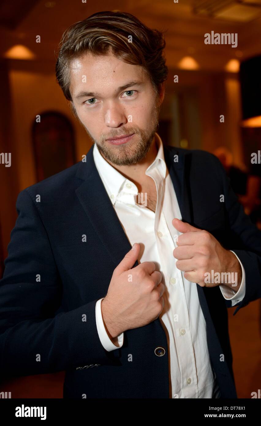 Berlin, Germany. 09th Feb, 2014. Norwegian actor Jakob Oftebro poses ...