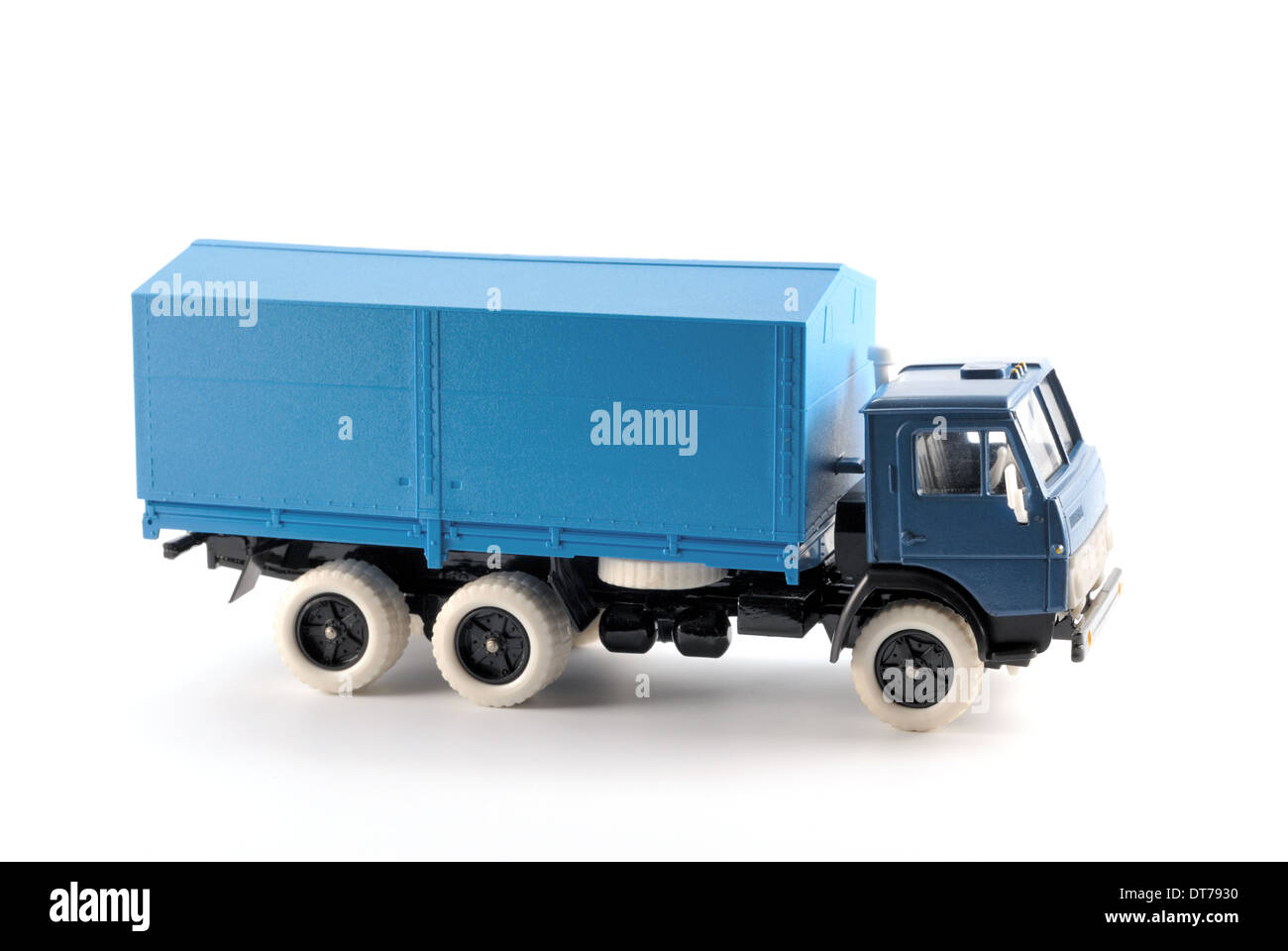 Wheel truck container on road Cut Out Stock Images & Pictures - Alamy