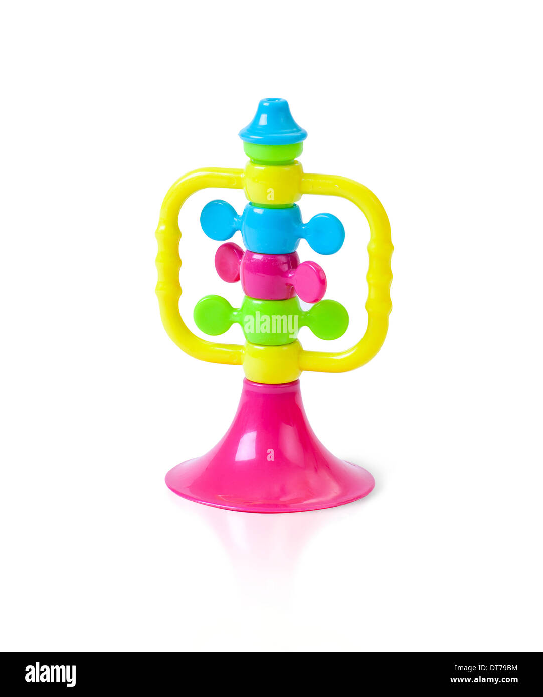 colorful horn toy isolated on white background Stock Photo - Alamy