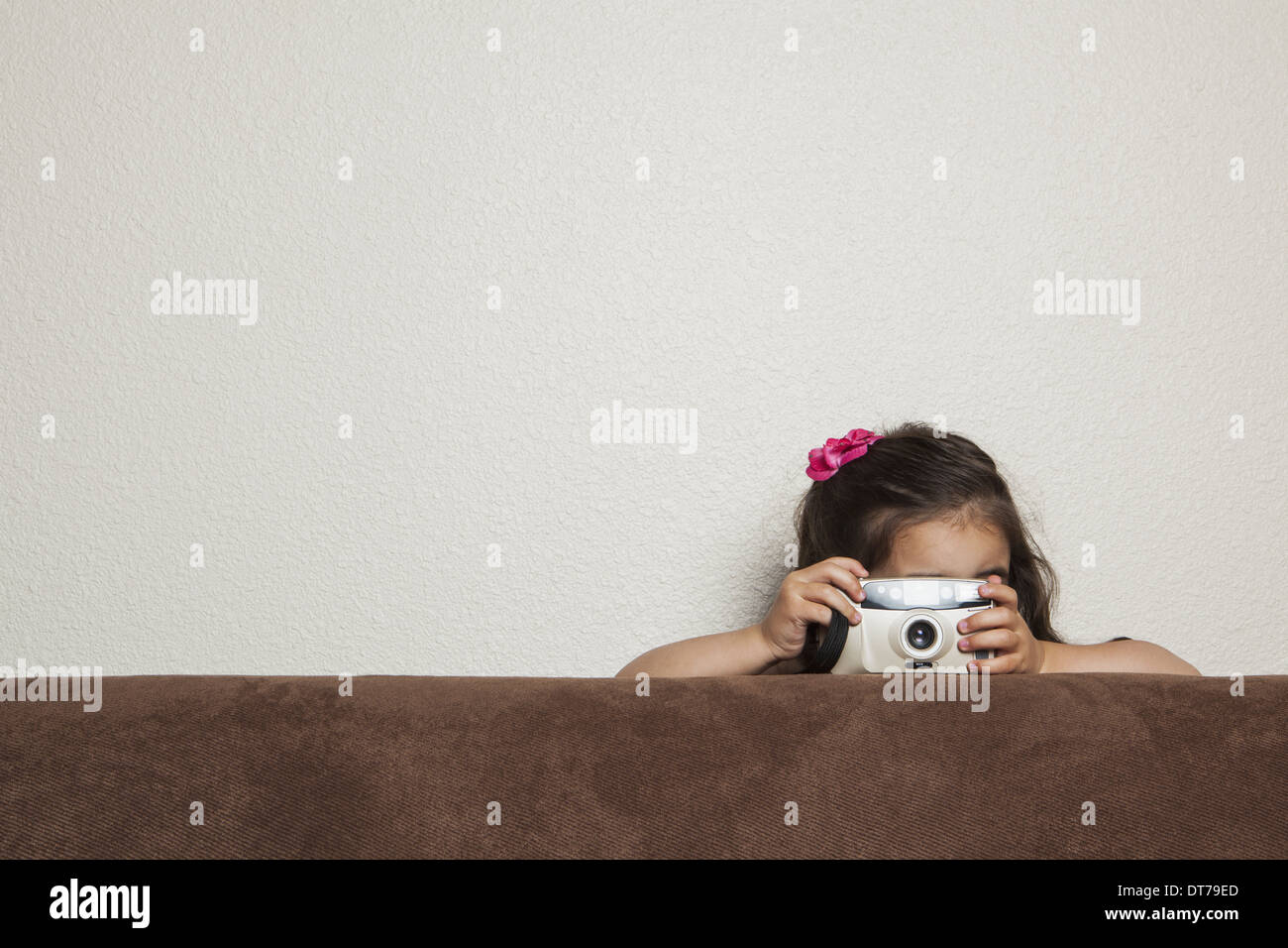 Girl taking picture camera behind hi-res stock photography and images ...