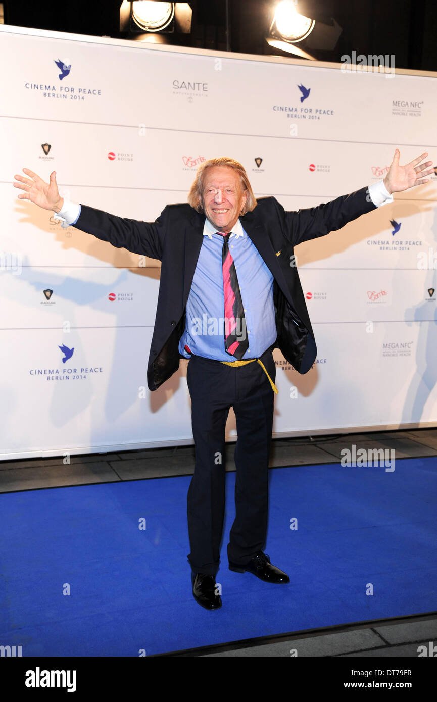 Berlin, Germany. 10th Feb, 2014. Playboy Rolf Eden at the Cinema for ...