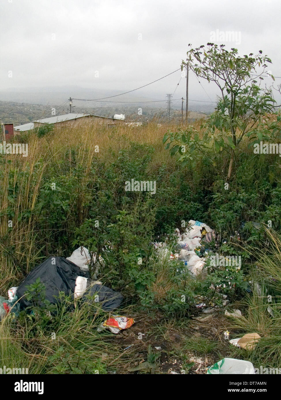 waste management dumping refuge litter landfill Stock Photo - Alamy