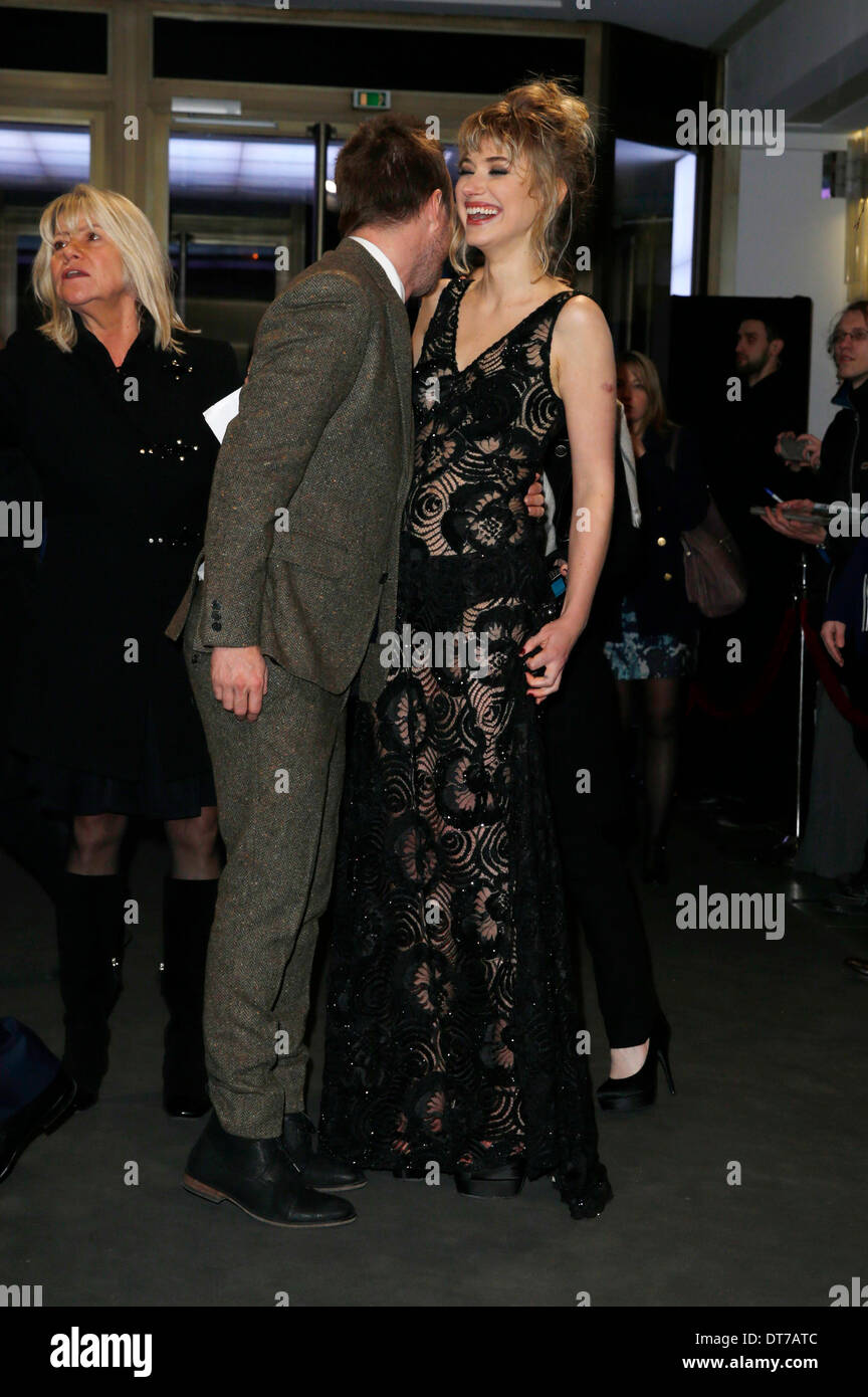 Berlin, Germany. 10th Feb, 2014. Aaron Paul, Imogen Poots attending the ...