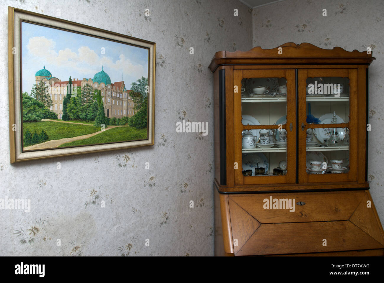 Interior of a German living room Stock Photo - Alamy