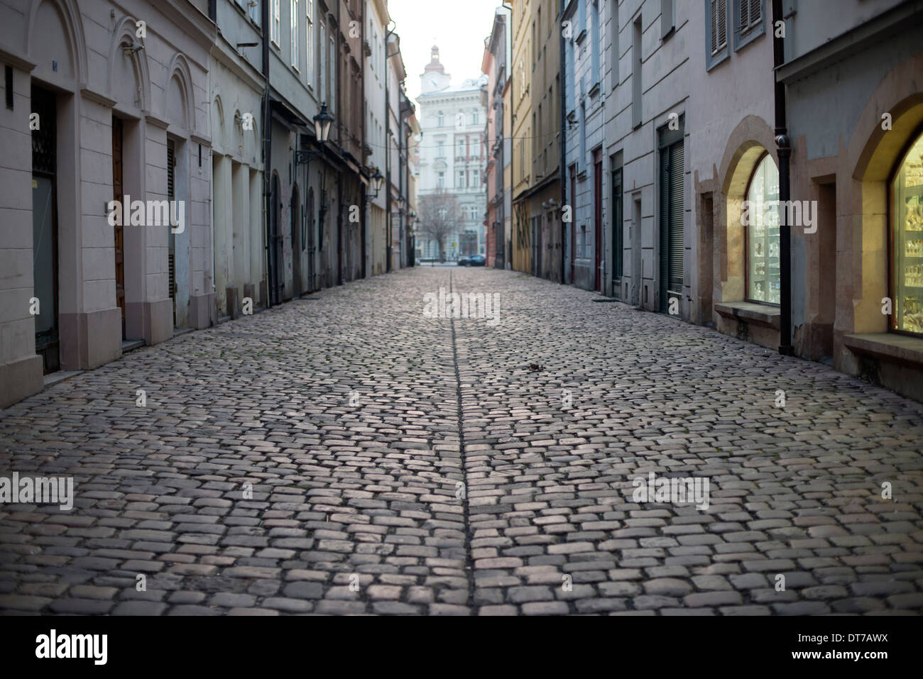 street in prague Stock Photo - Alamy