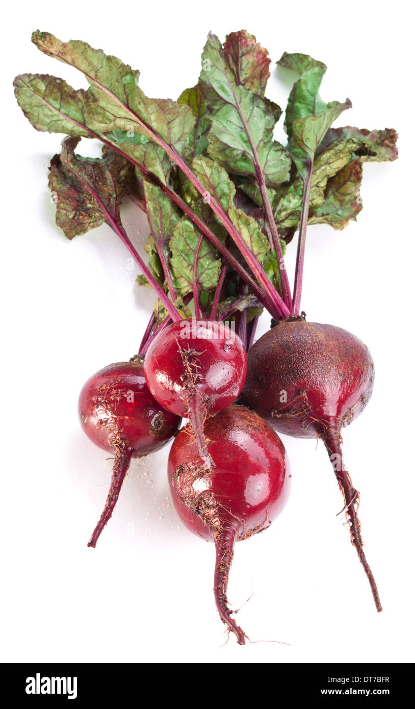 Beet roots isolated on white background Stock Photo - Alamy