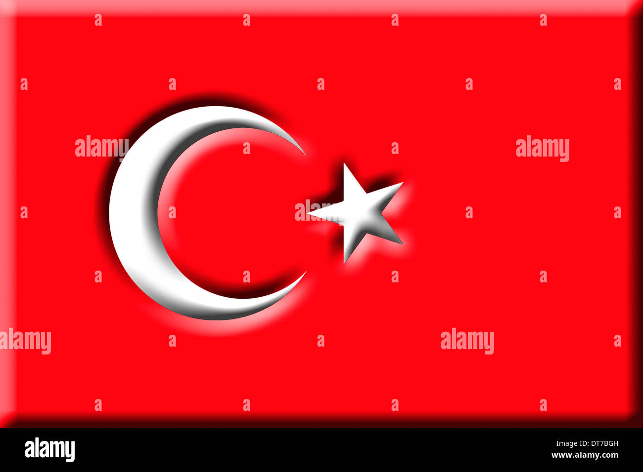 Turkey - national flag Stock Photo - Alamy