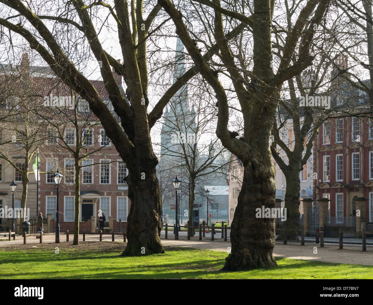 Queen's Square, Bristol Stock Photo - Alamy