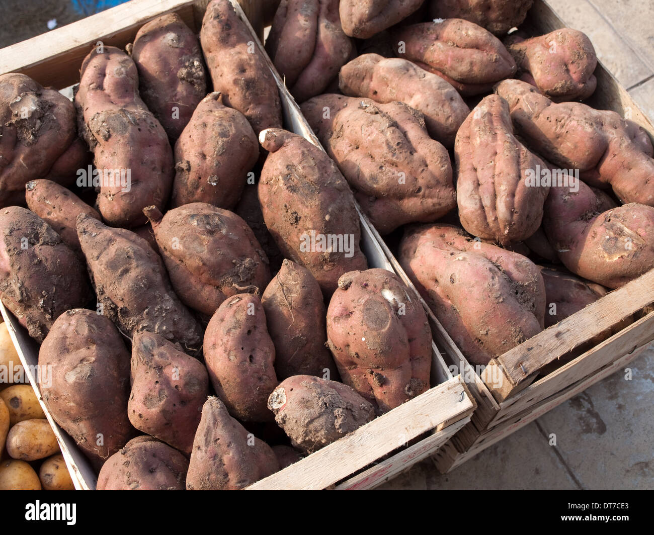 Market boxes hi-res stock photography and images - Alamy