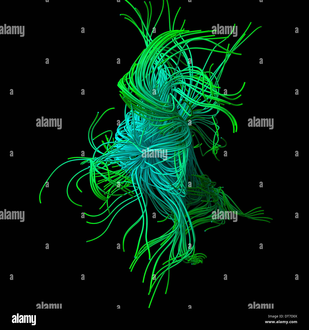 3d tangled wires Stock Photo - Alamy