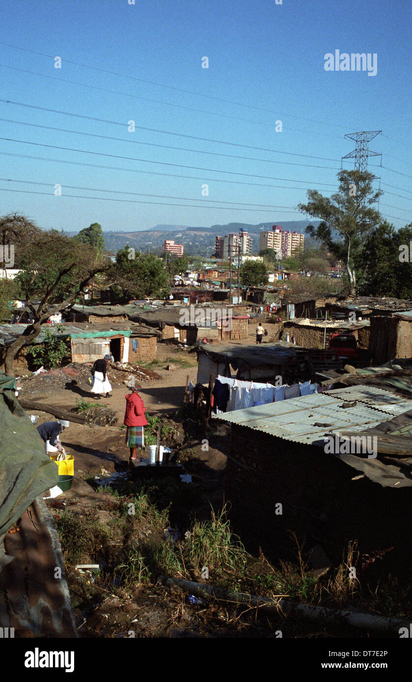 Informal Settlements in and around the edge of city of Pietermaritzburg ...