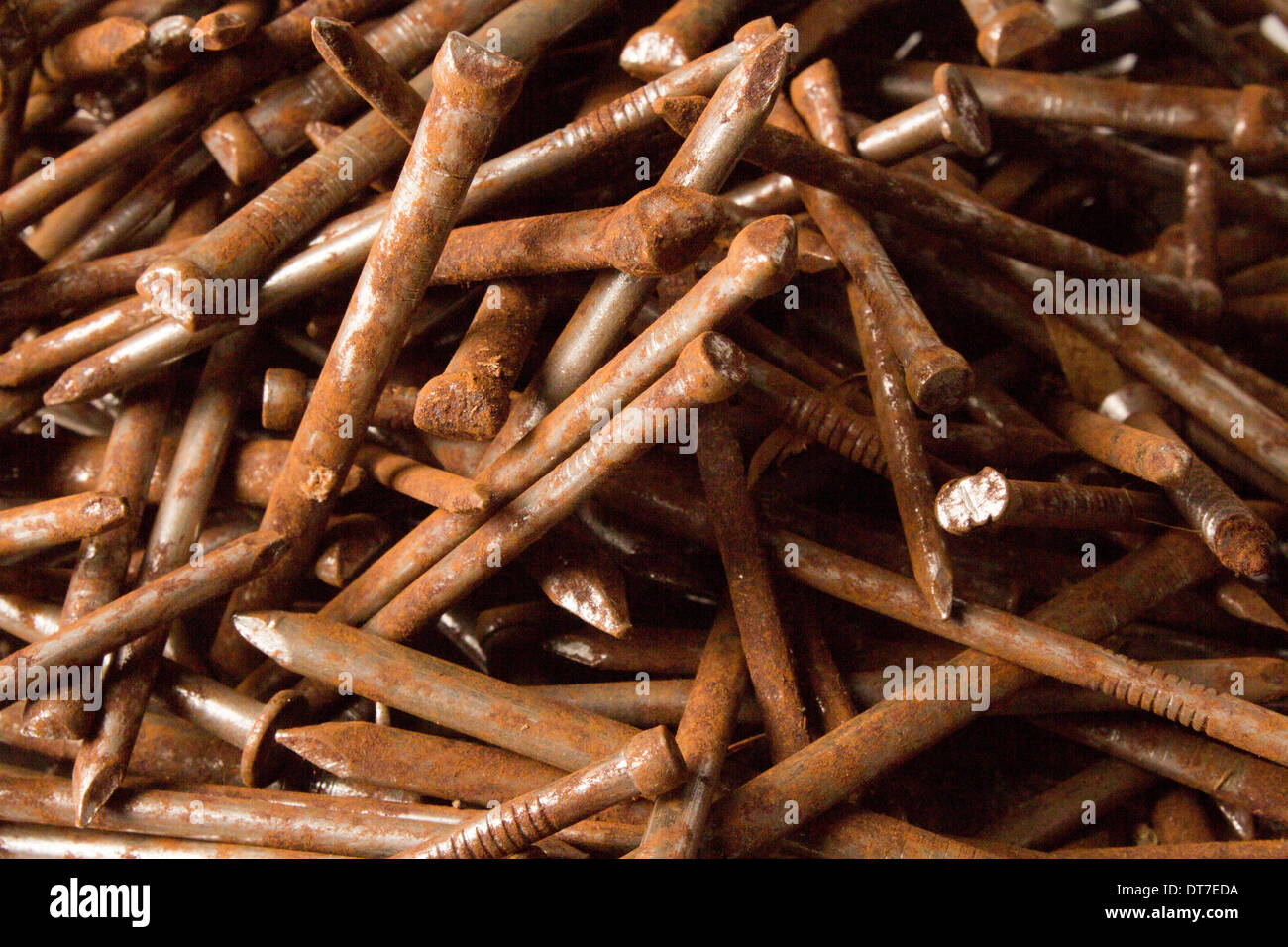 Rusty nails hi-res stock photography and images - Alamy