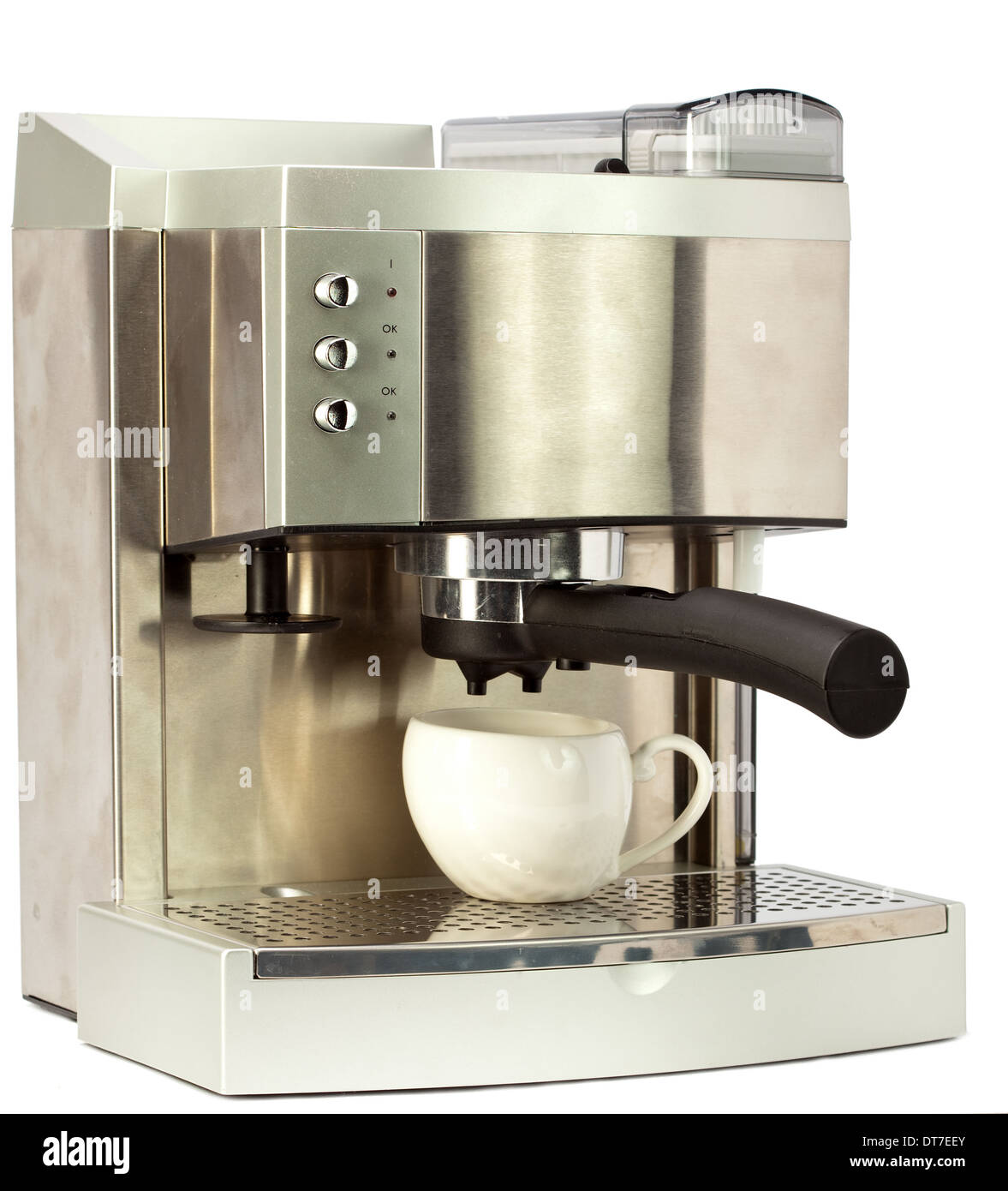 Coffee Machine and cup Stock Photo - Alamy