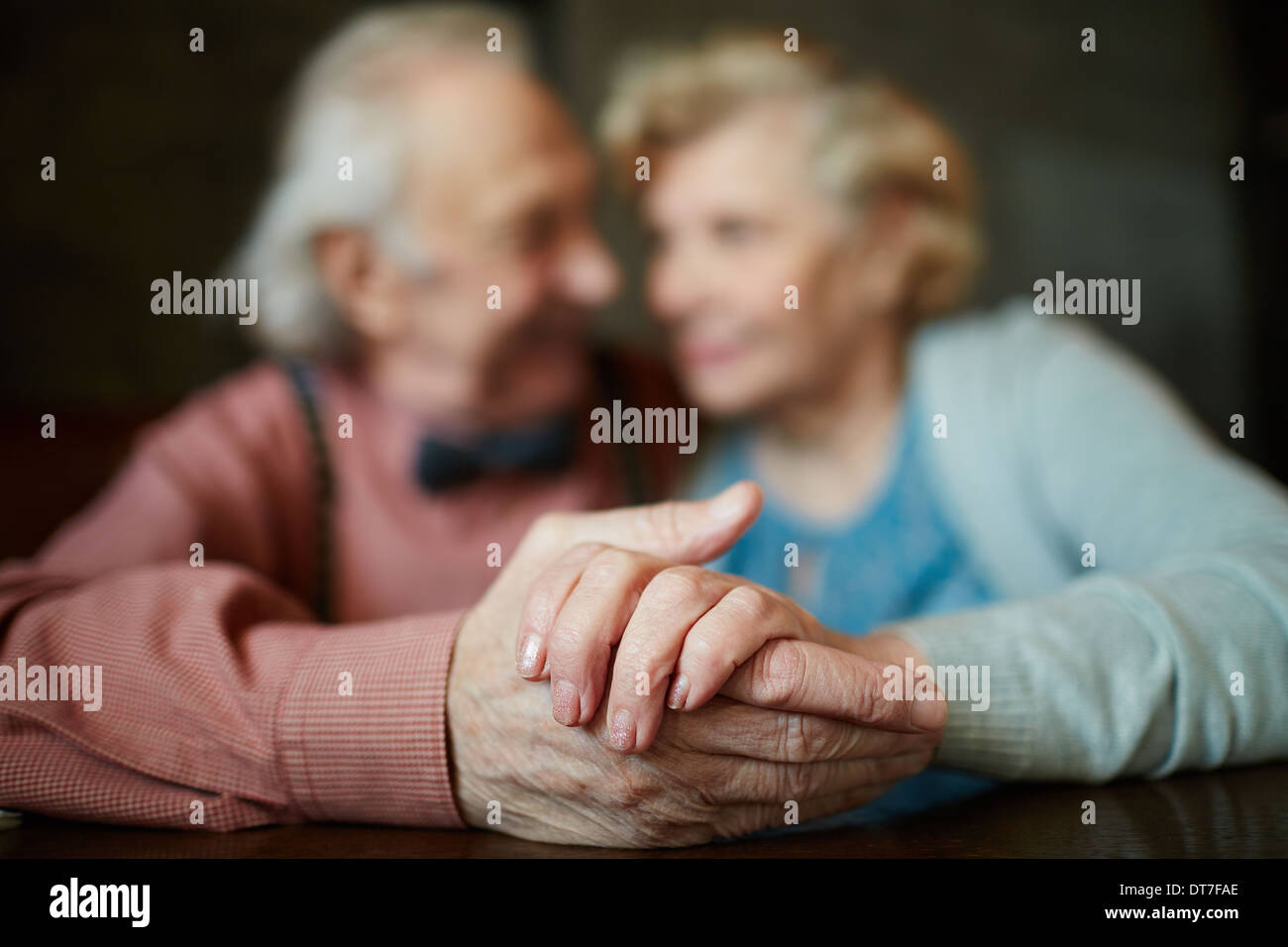 Senior female hand hi-res stock photography and images - Alamy