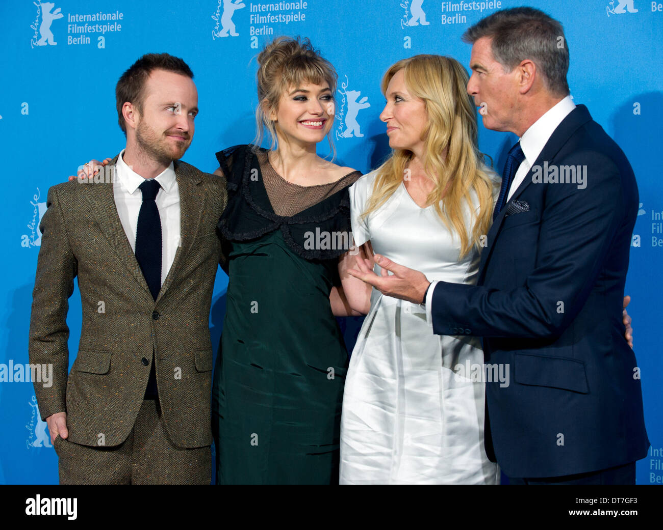 US actor Aaron Paul (L-R), British Imogen Poots, Australian actor Toni ...