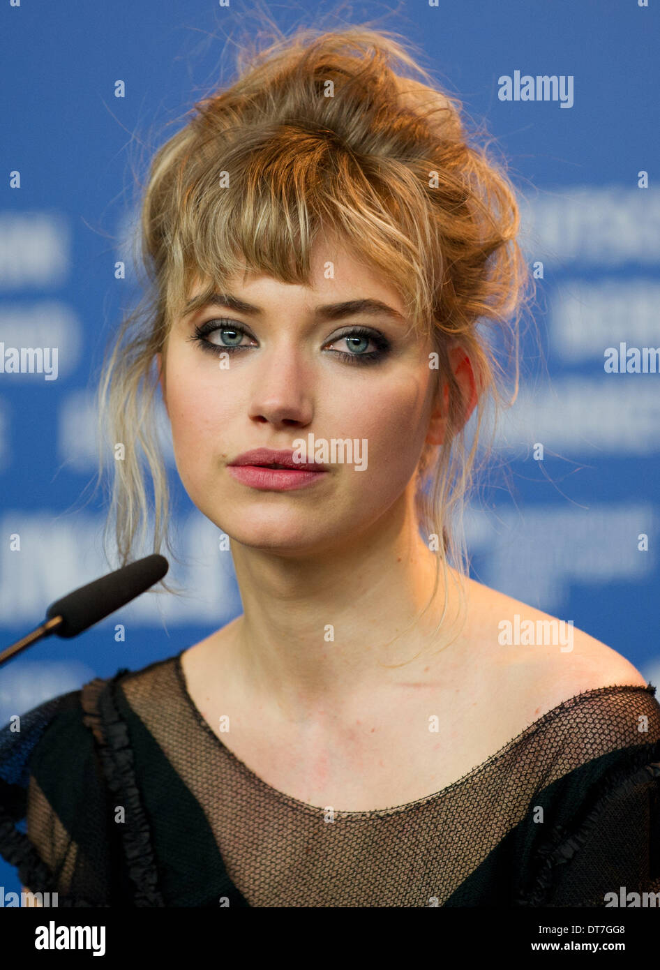 Berlin, Germany. 10th Feb, 2014. British actress Imogen Poots attends ...