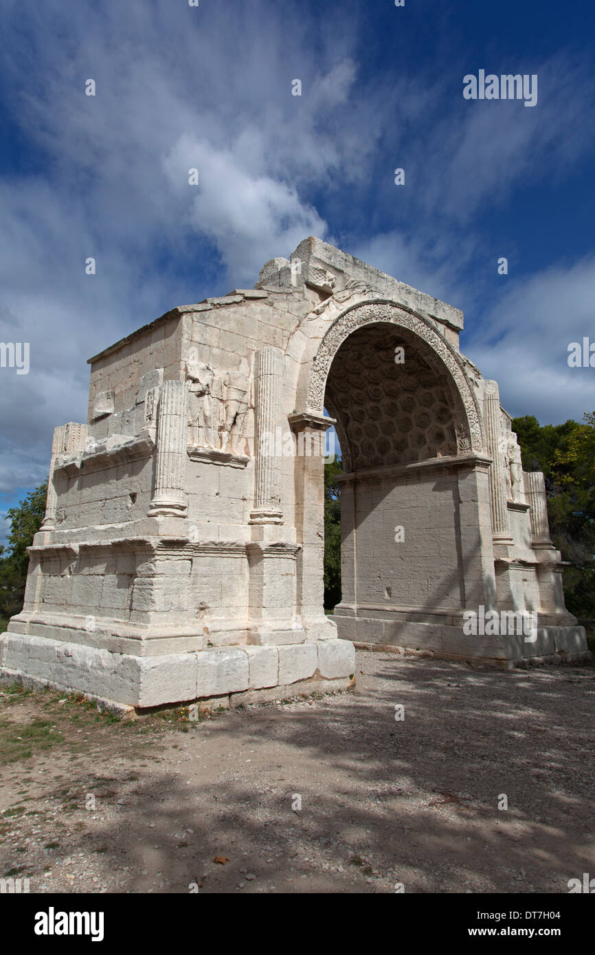 Commemorative Arch at Glanum Stock Photo - Alamy