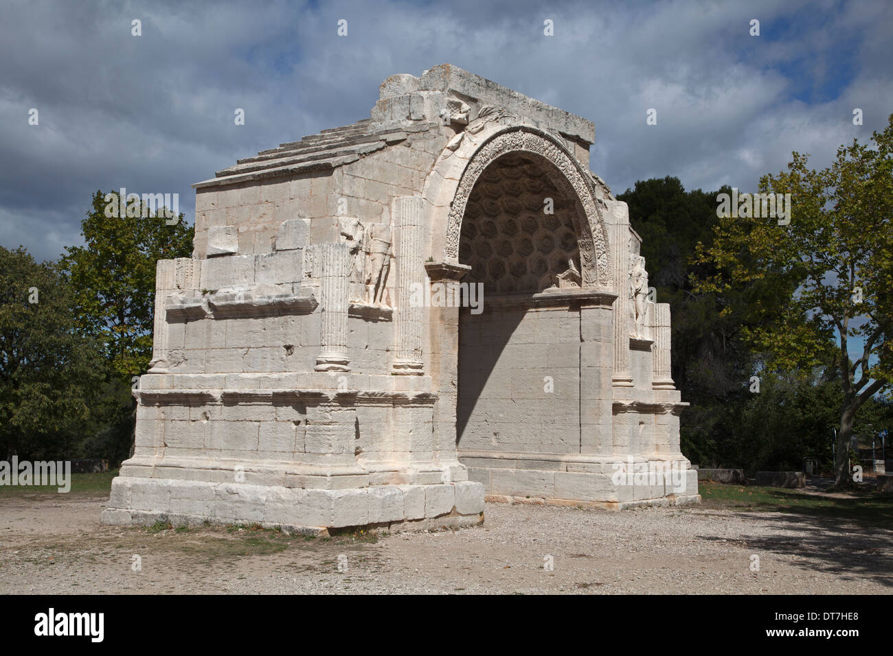 Commemorative Arch at Glanum Stock Photo - Alamy