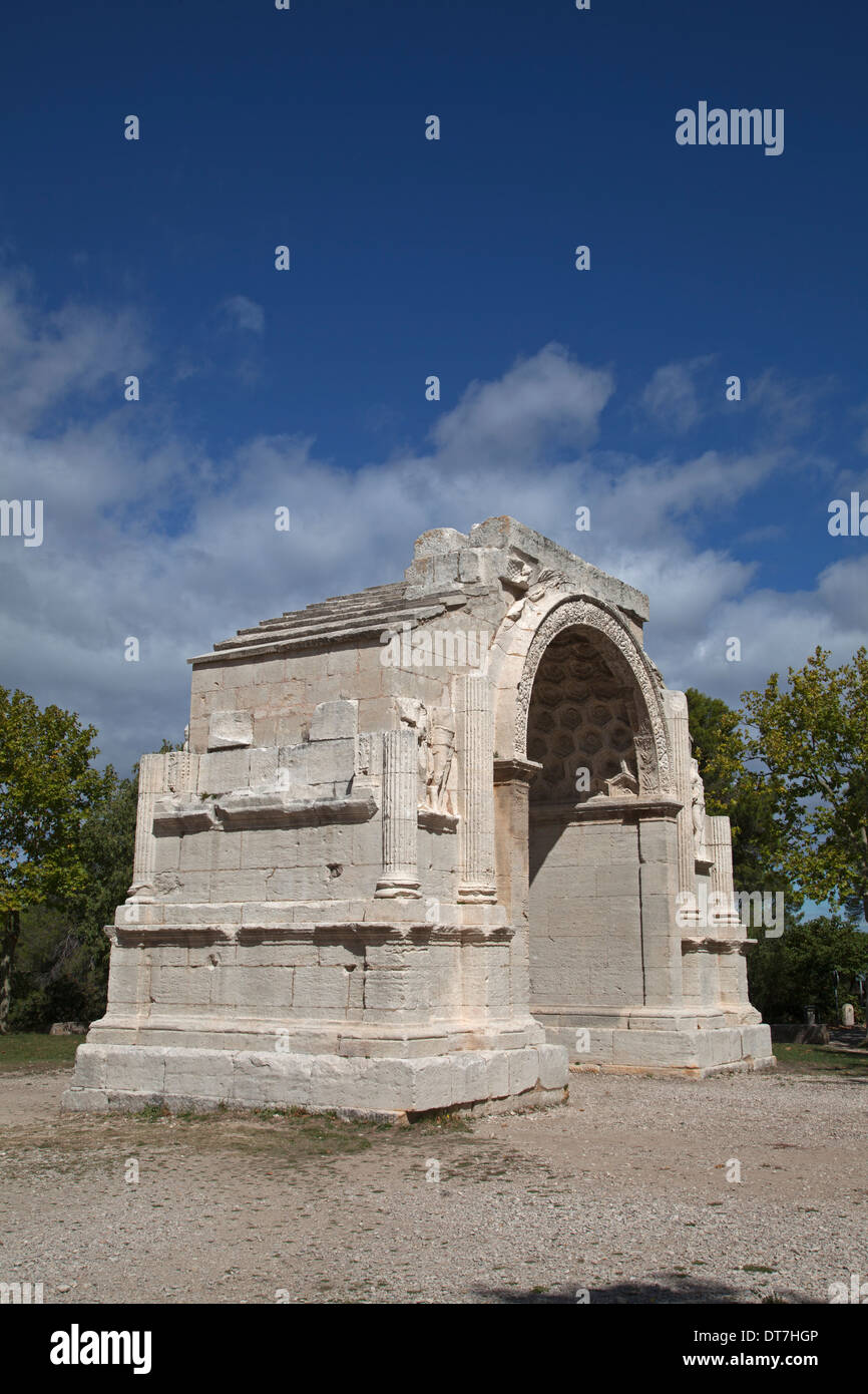 Commemorative Arch at Glanum Stock Photo - Alamy