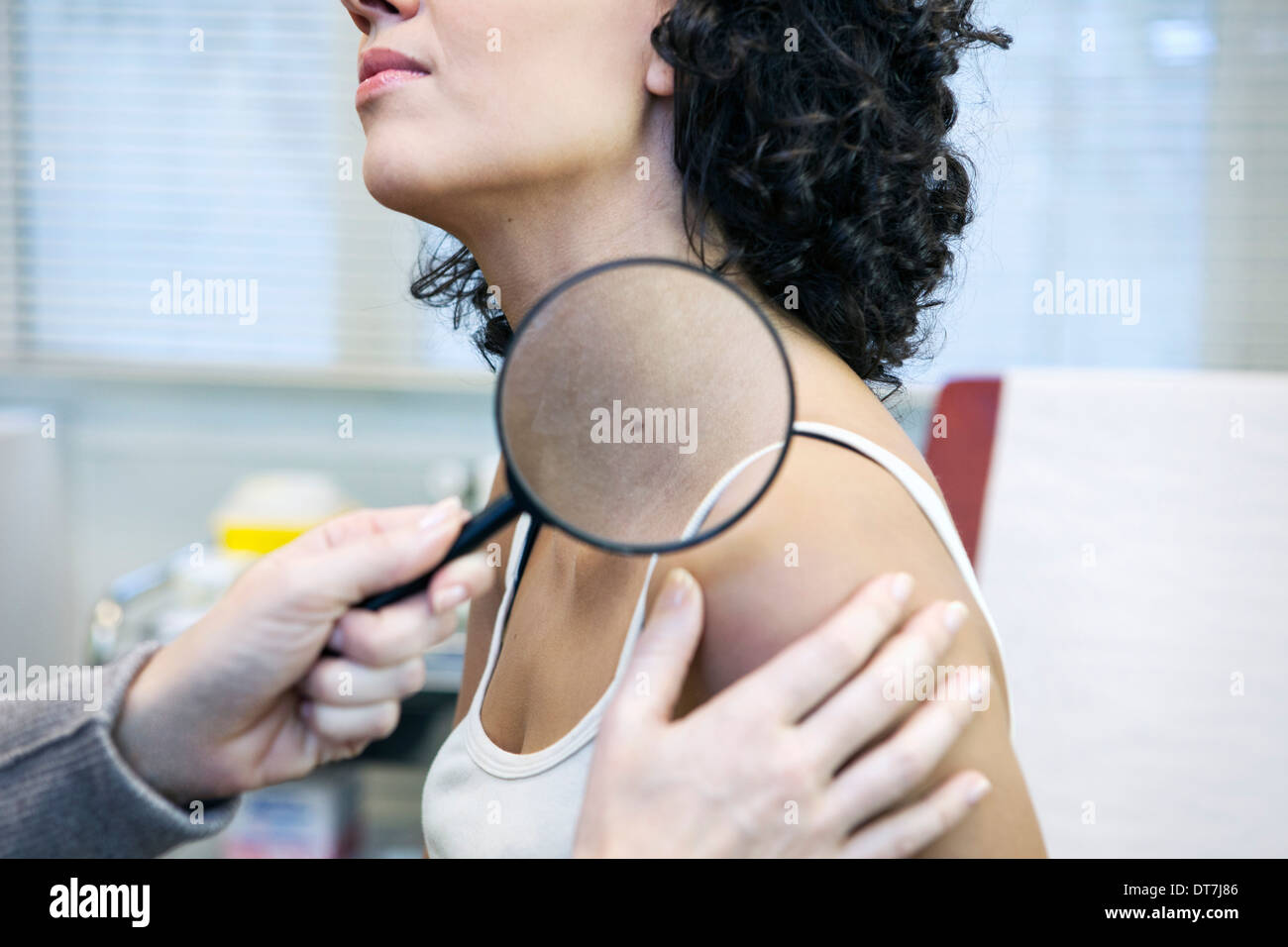Dermatologist skin exam hi-res stock photography and images - Alamy