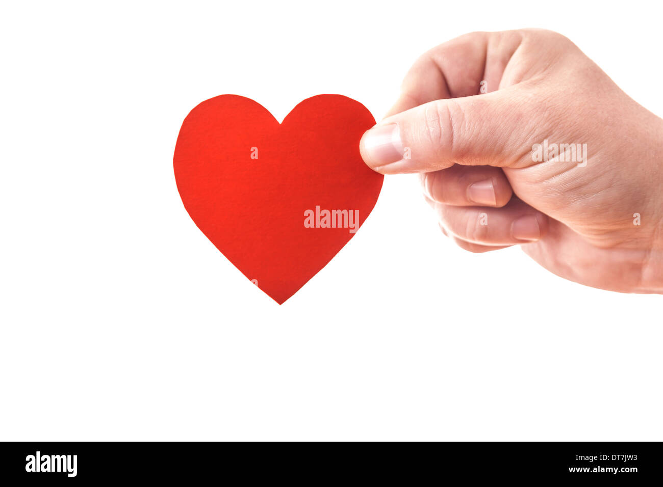 Photo of red paper heart Stock Photo - Alamy