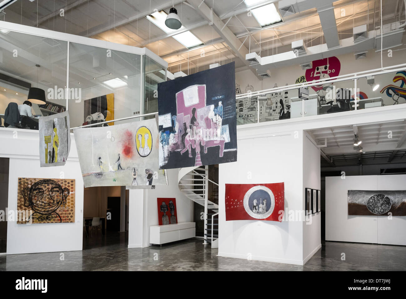 Mojo art gallery at Alserkal Avenue warehouses in Al Quoz district in ...