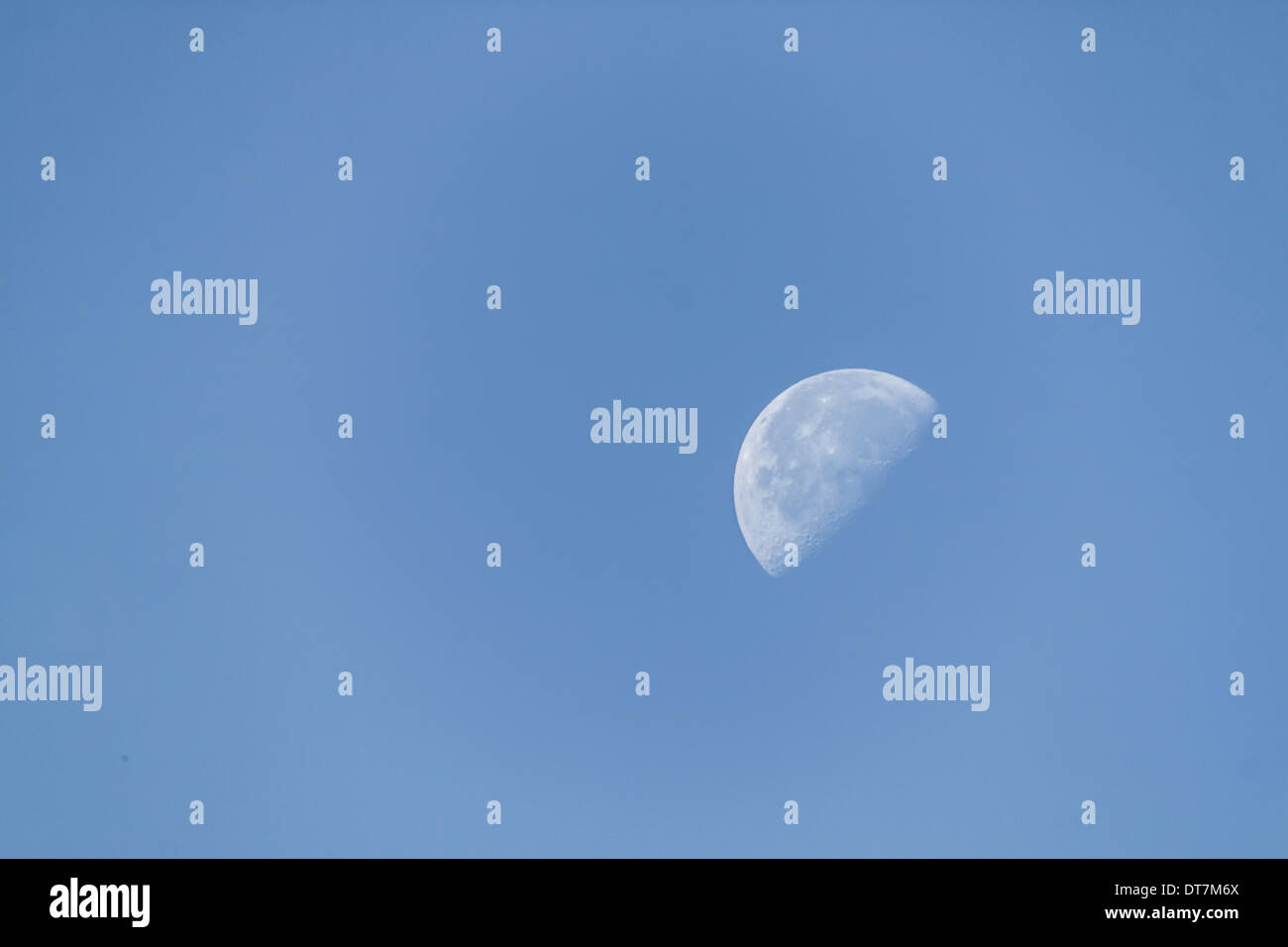 Moon photo made in the sunny clear afternoon Stock Photo - Alamy